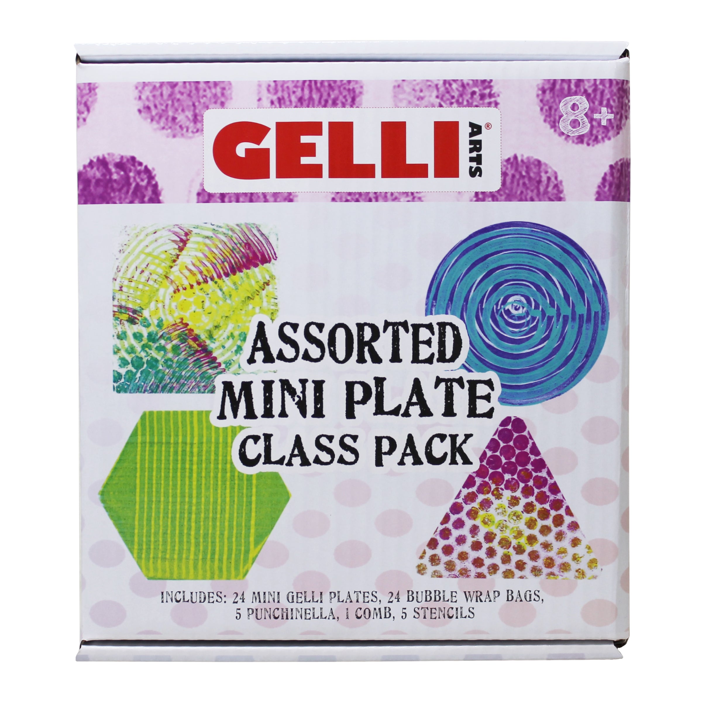 Perfect for classrooms! Sets of gel printing plates and rollers ...
